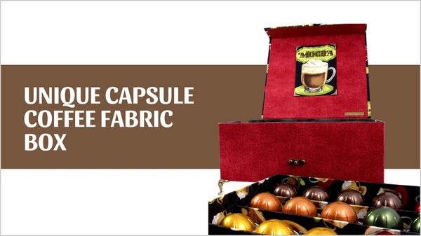 Check my unique capsule coffee fabric box! - Colorway Arts