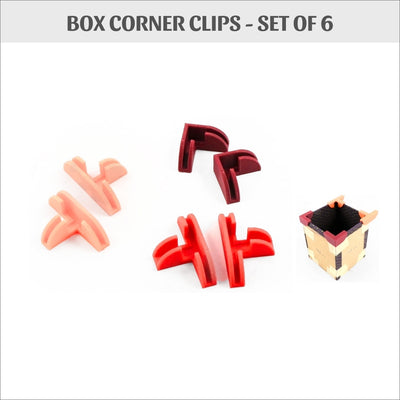Box corner clips (set of 6) - Colorway Arts
