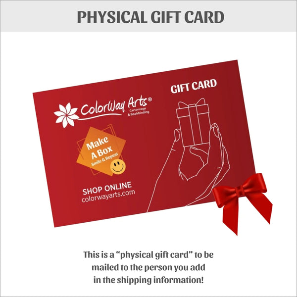 Physical GIFT CARD - Colorway Arts