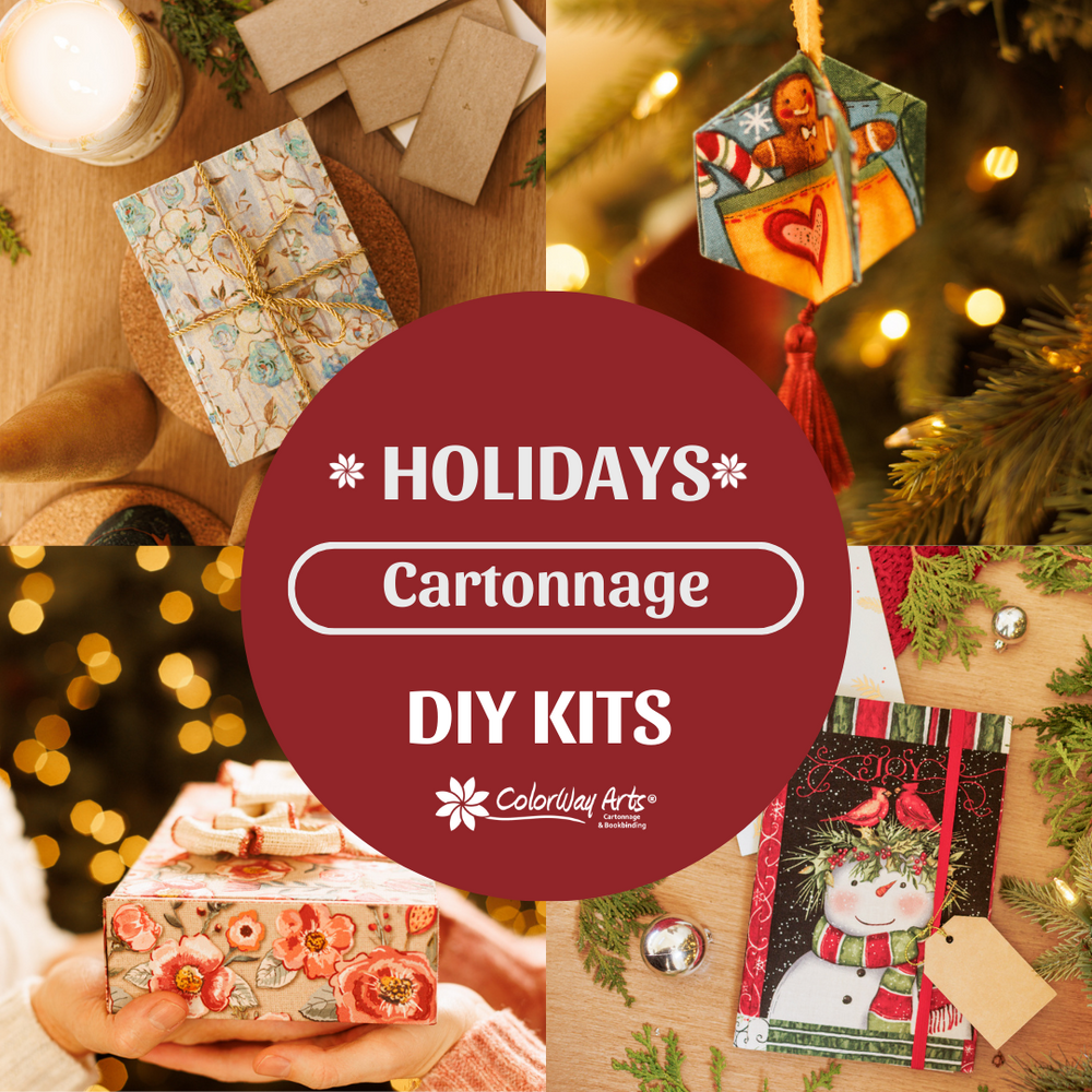 Cartonnage tutorials, DIY kits and supplies by ColorWay Arts