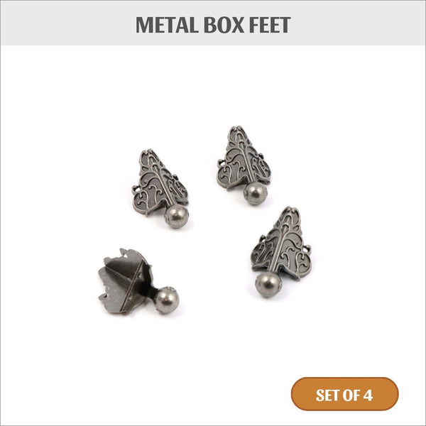 Metal box feet (set of 4), HD32 - Colorway Arts