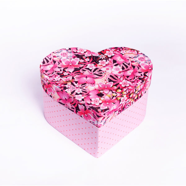 Supreme Heart Fabric box, cartonnage kit - Colorway Arts