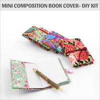 Mini composition book cover - DIY kit 113 - Colorway Arts