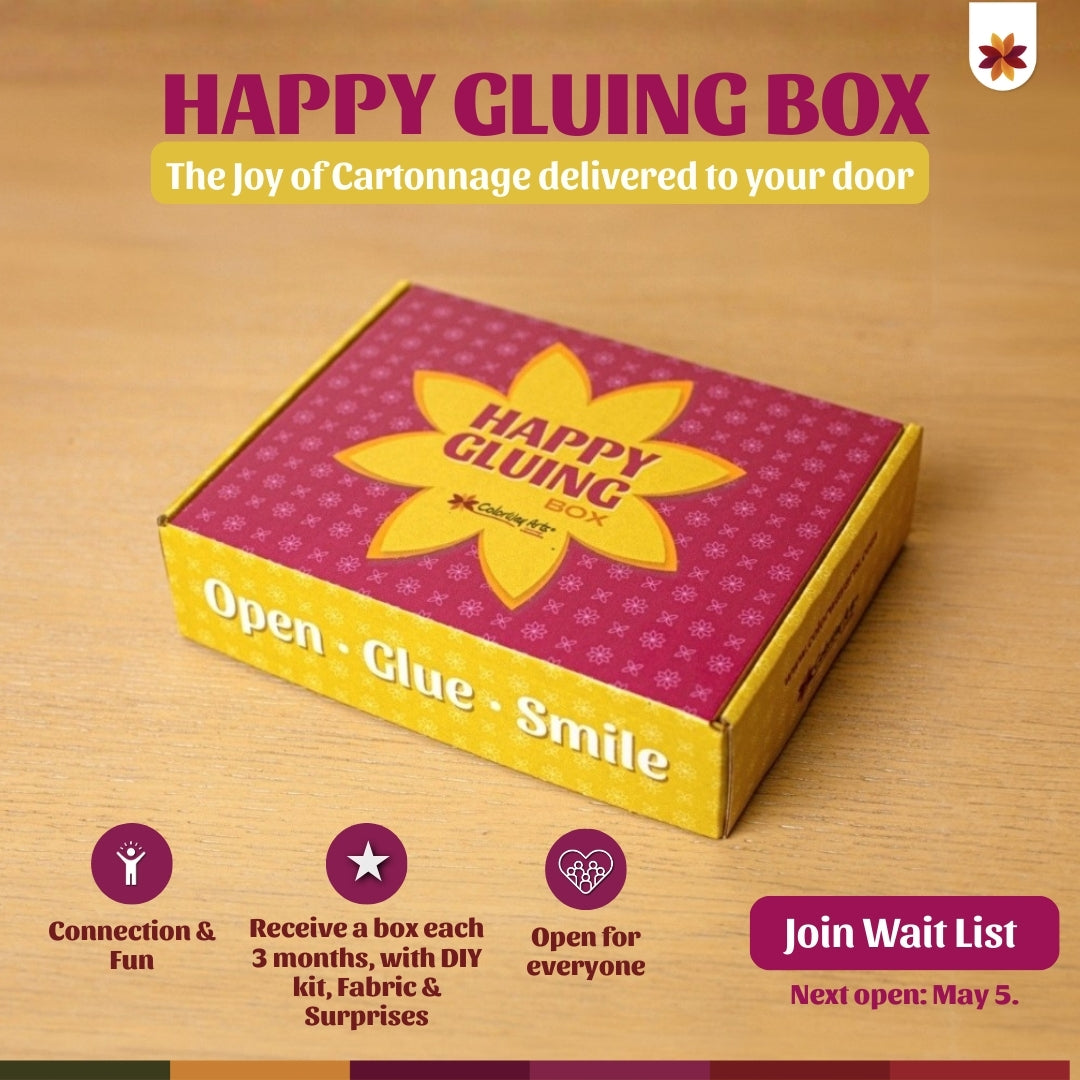 Cartonnage DIY kits and tutorials to make fabric boxes and more gifts