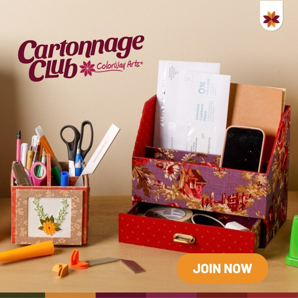 Cartonnage DIY kits and tutorials to make fabric boxes and more gifts