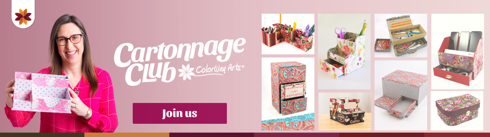 Cartonnage DIY kits and tutorials to make fabric boxes and more gifts