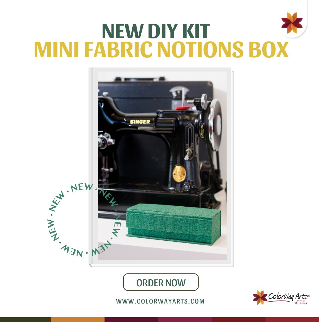 Cartonnage DIY kits and tutorials to make fabric boxes and more gifts