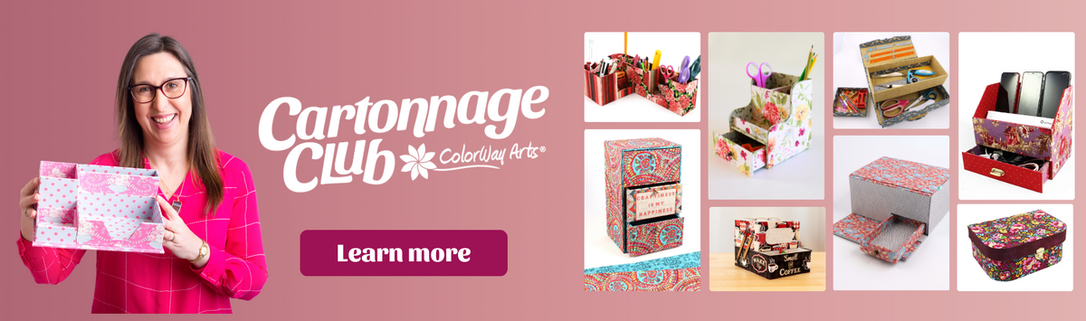 Cartonnage DIY kits and tutorials to make fabric boxes and more gifts