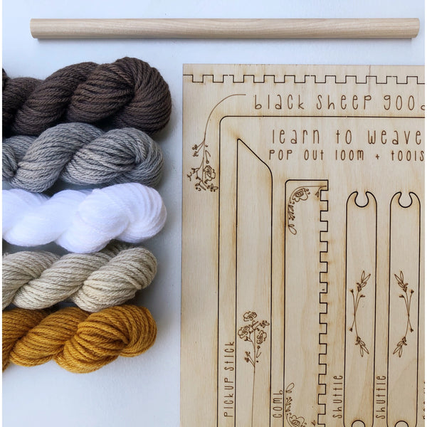 DIY Tapestry Weaving Kit - Honey - Colorway Arts