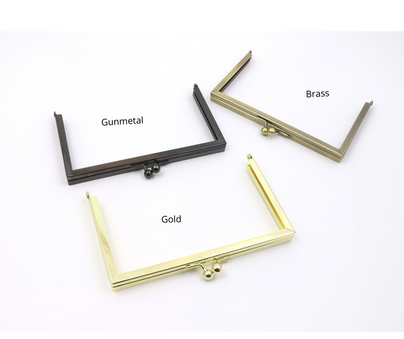 Kiss lock fabric box DIY kit medium - Colorway Arts